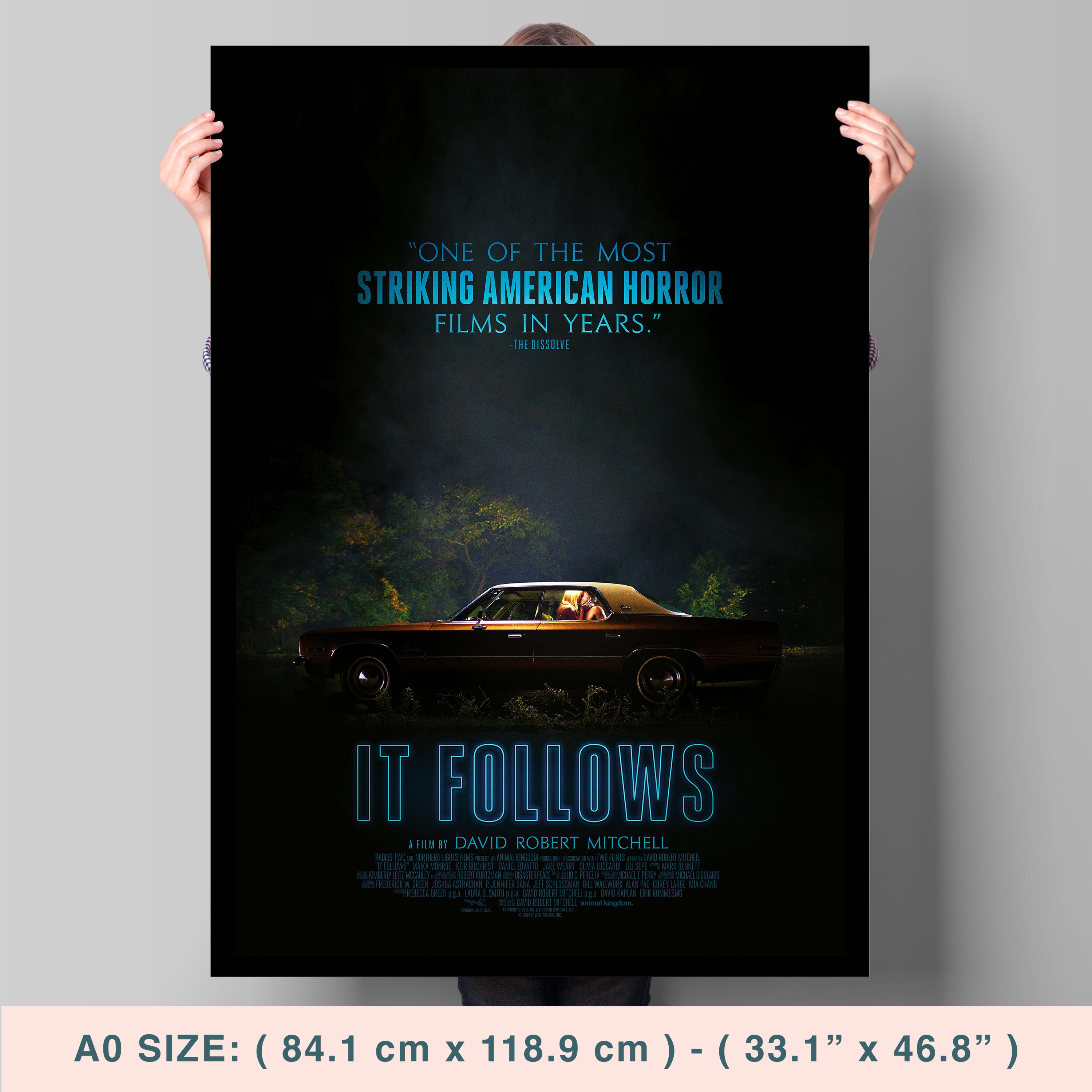 It Follows, David Robert Mitchell, Maika Monroe, 2014 - HQ Movie Poster ...