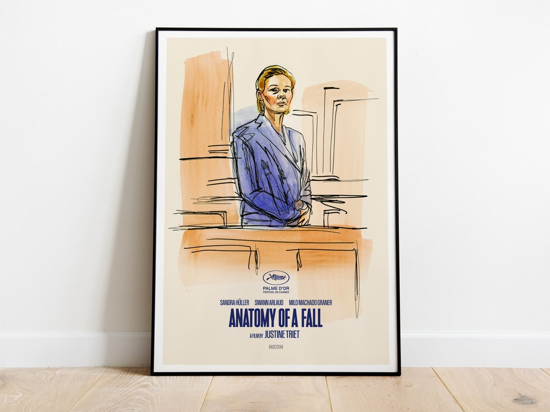 Anatomy of a Fall, Justine Triet, Sandra Hüller, 2023 - HQ Movie Poster ...