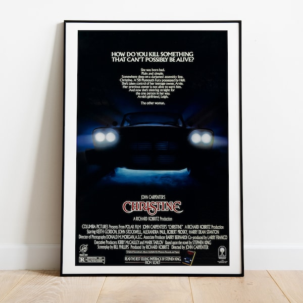 John Carpenter Christine Canvas - Etsy