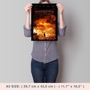 Oppenheimer, Christopher Nolan, Cillian Murphy, 2023 - High Quality Movie Poster, Premium Semi ...