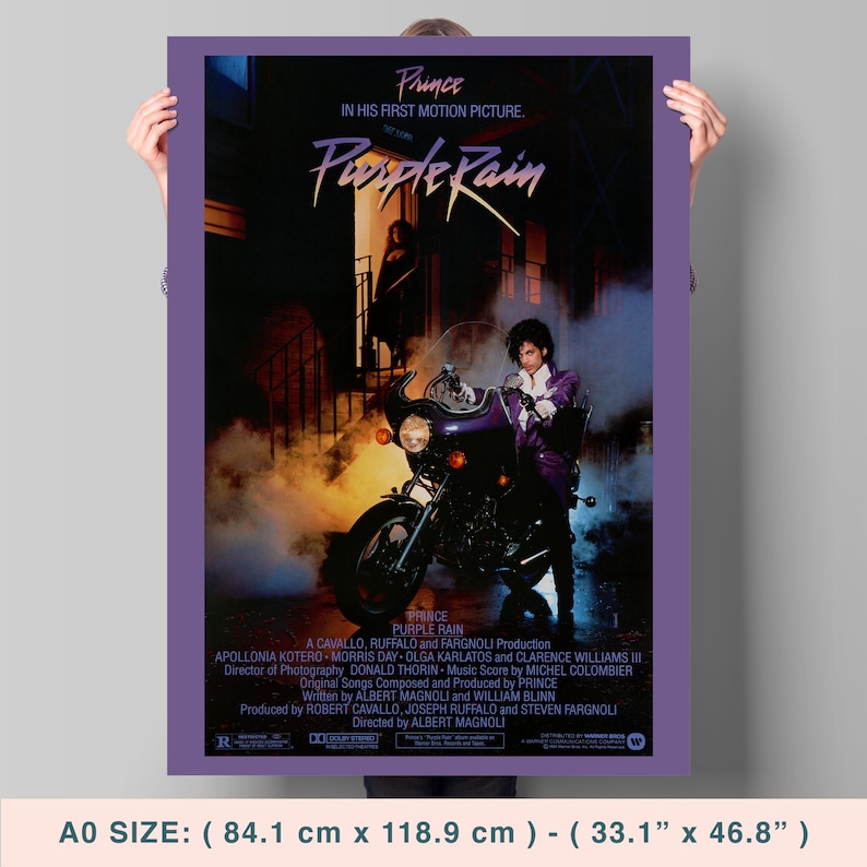 Purple Rain, Prince, Albert Magnoli, 1984 - High Quality Vintage Movie ...