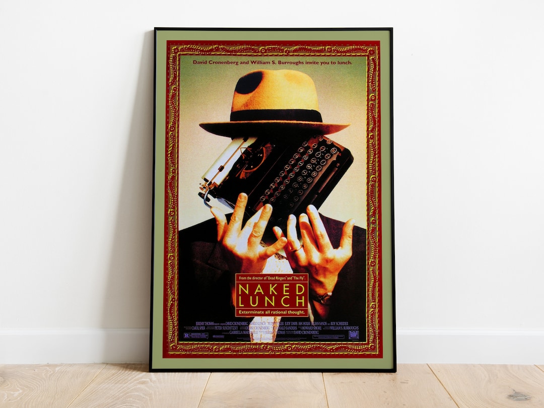 Naked Lunch, David Cronenberg, Peter Weller, 1991 - Retro Movie Poster ...