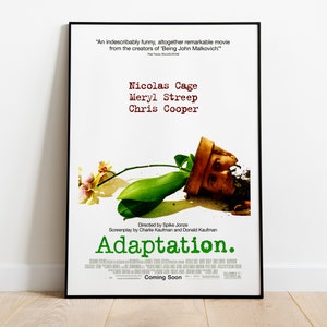Adaptation, Spike Jonze, Nicolas Cage, Meryl Streep, 2022 - High ...