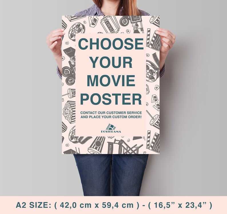 Your Movie Poster Request Choose Your Own Movie Movie Lover - Etsy