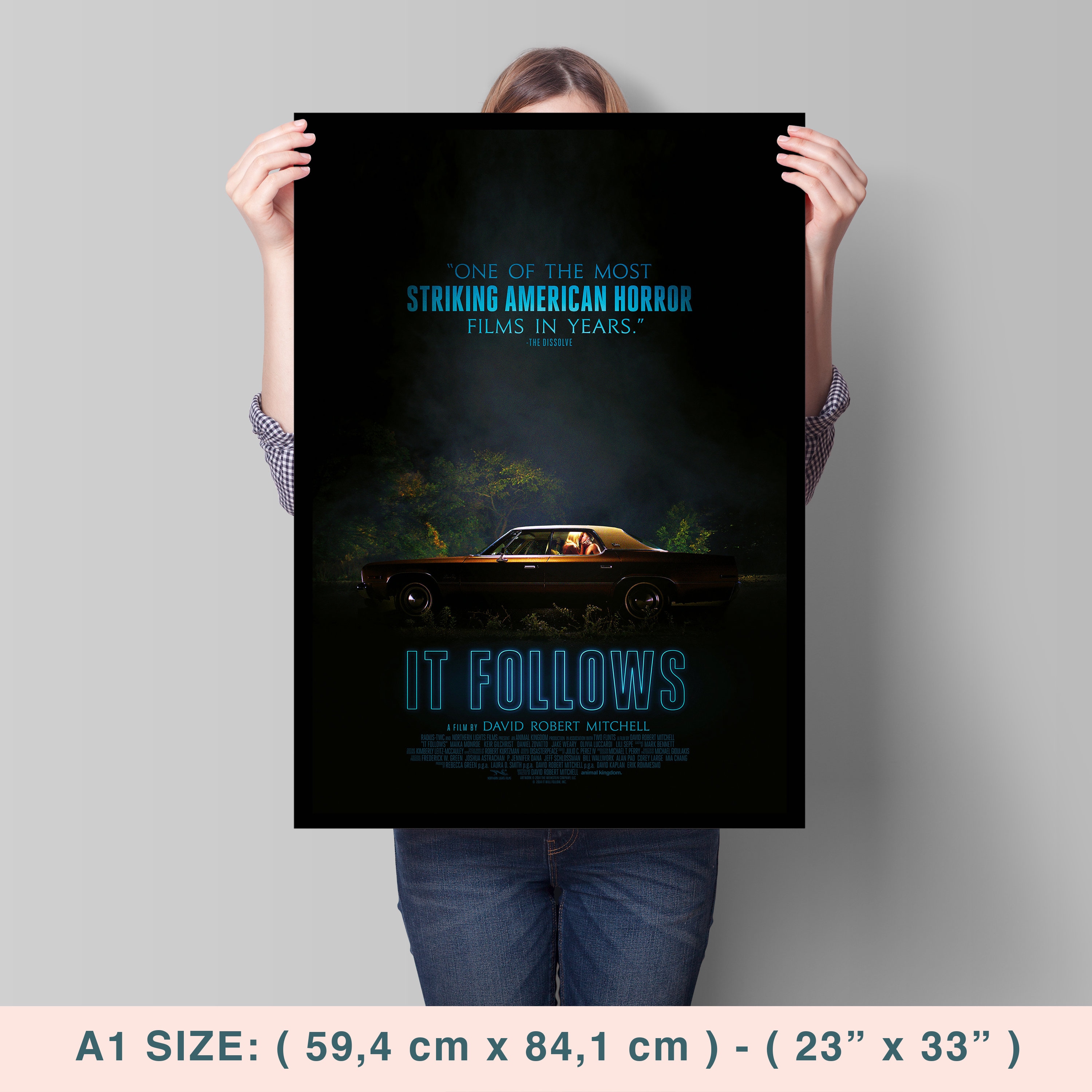 It Follows, David Robert Mitchell, Maika Monroe, 2014 - HQ Movie Poster ...