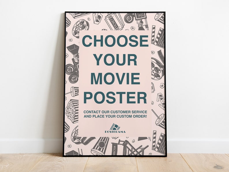 Your Movie Poster Request Choose Your Own Movie Movie Lover - Etsy