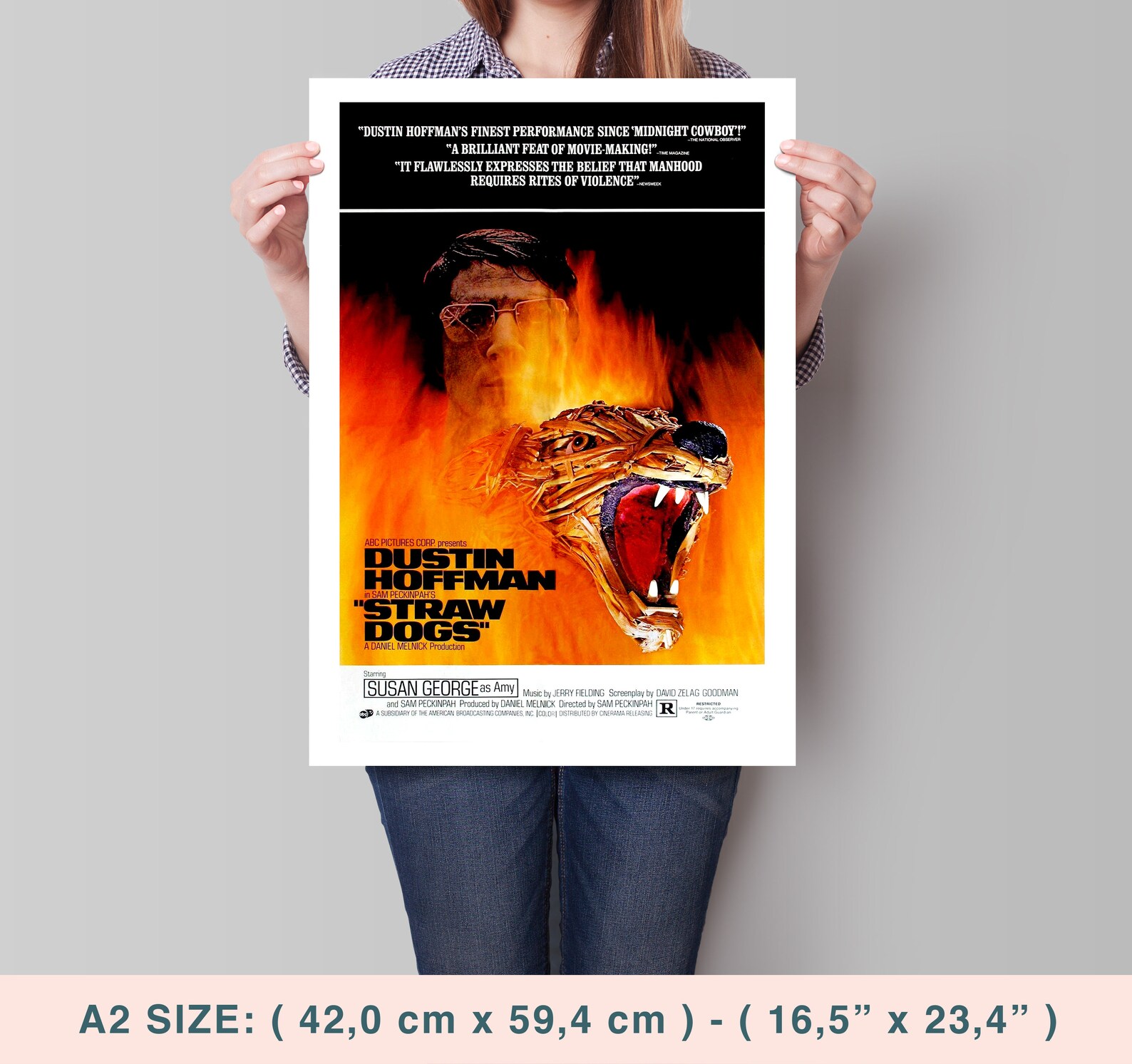 Straw Dogs, Sam Peckinpah, Dustin Hoffman, 1971 - Vintage Retro Movie ...