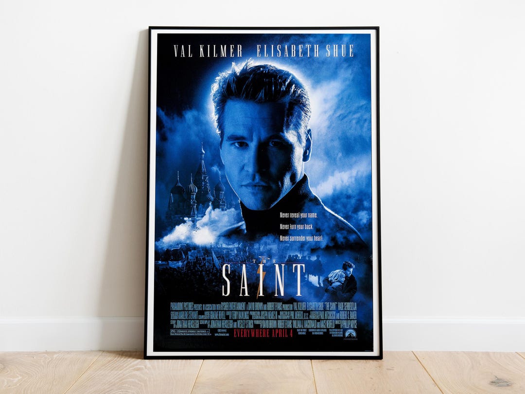 The Saint, Phillip Noyce, Val Kilmer, 1997 - High Quality Movie Poster, Premium Semi-glossy ...