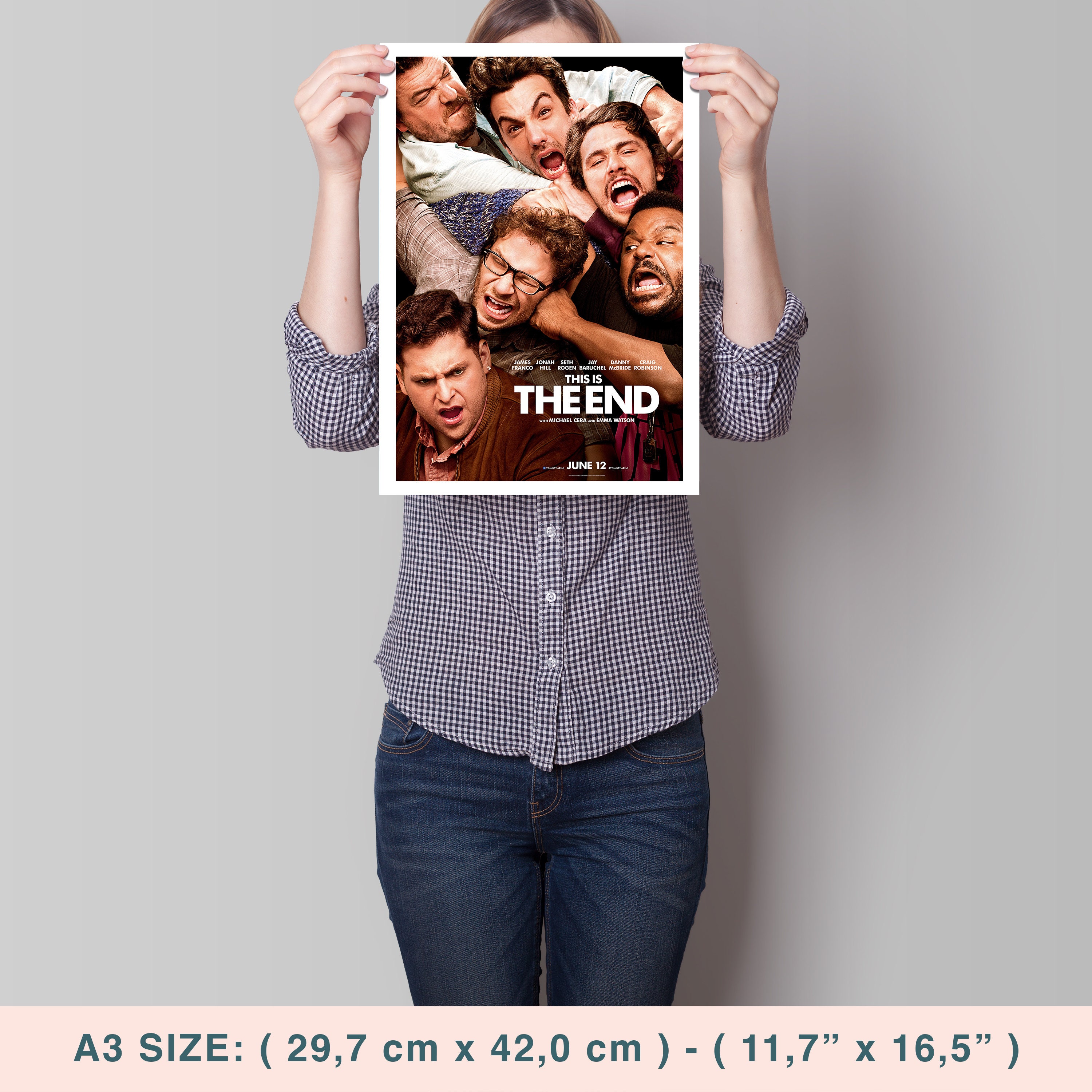 This is the End Seth Rogen Evan Goldberg James Franco - Etsy