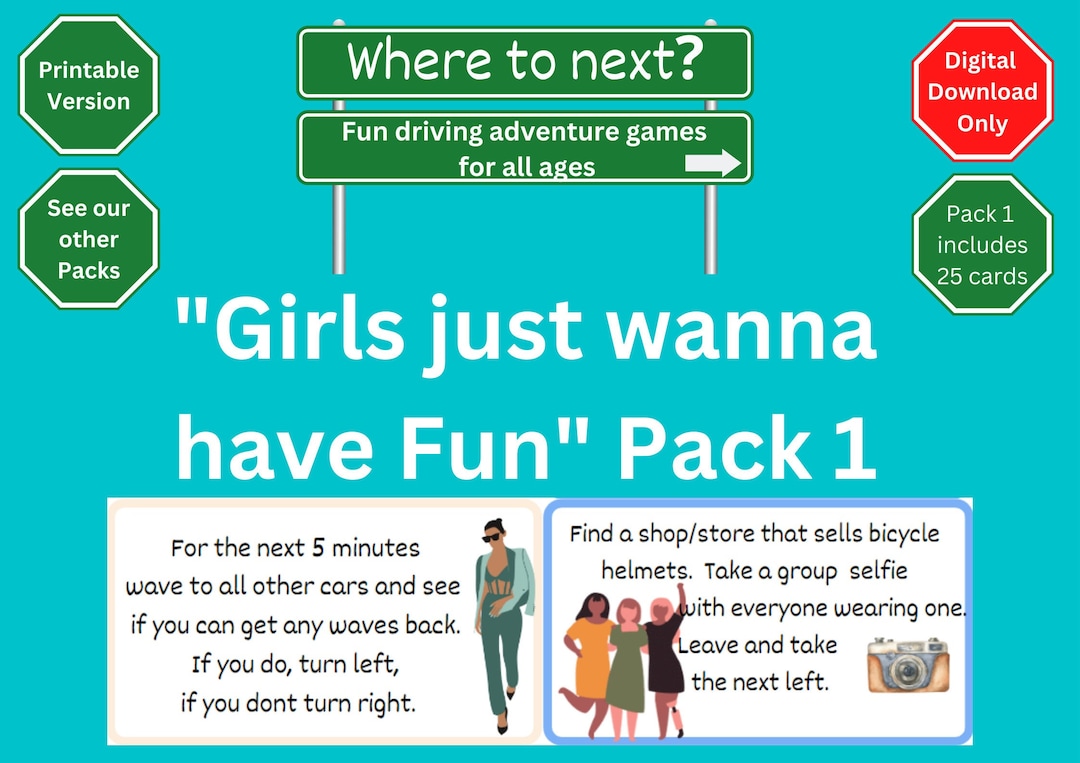 Road Trip Games, Girls Trip, Scavenger Hunt Bachelorette, Road Trip ...