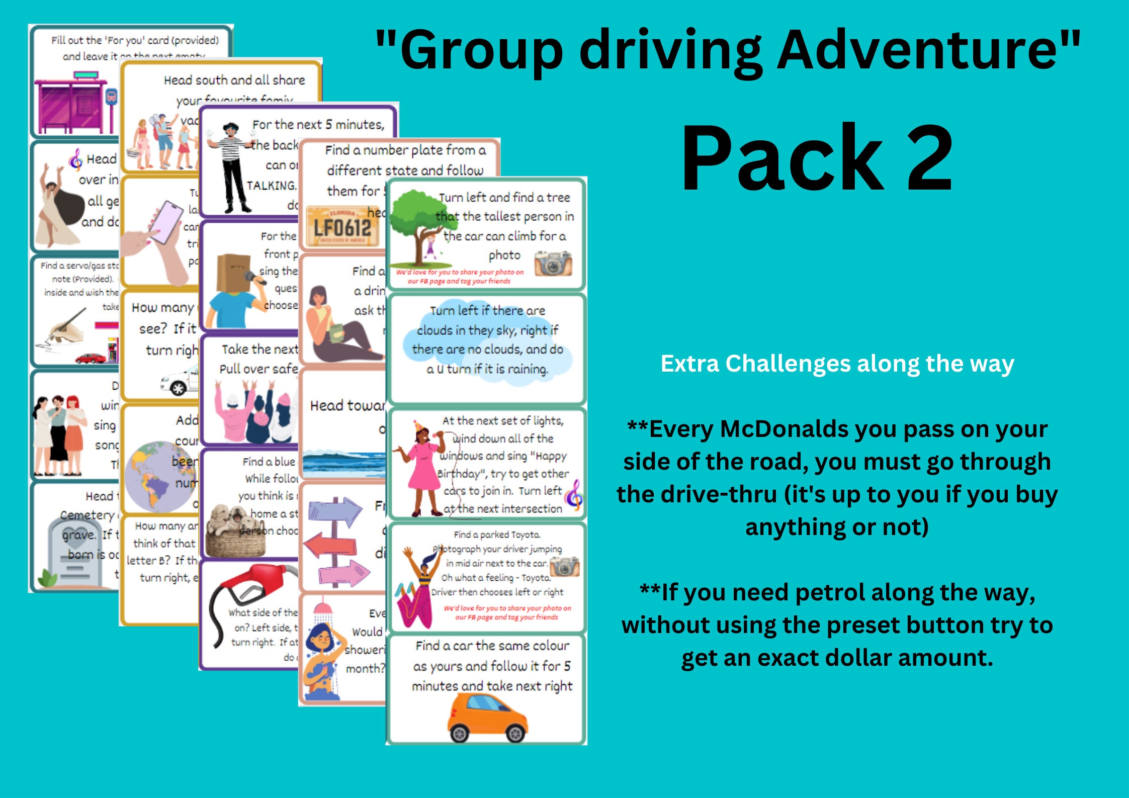 Scavenger Hunt for Adults, Driving Game for Adults, Printable Games ...