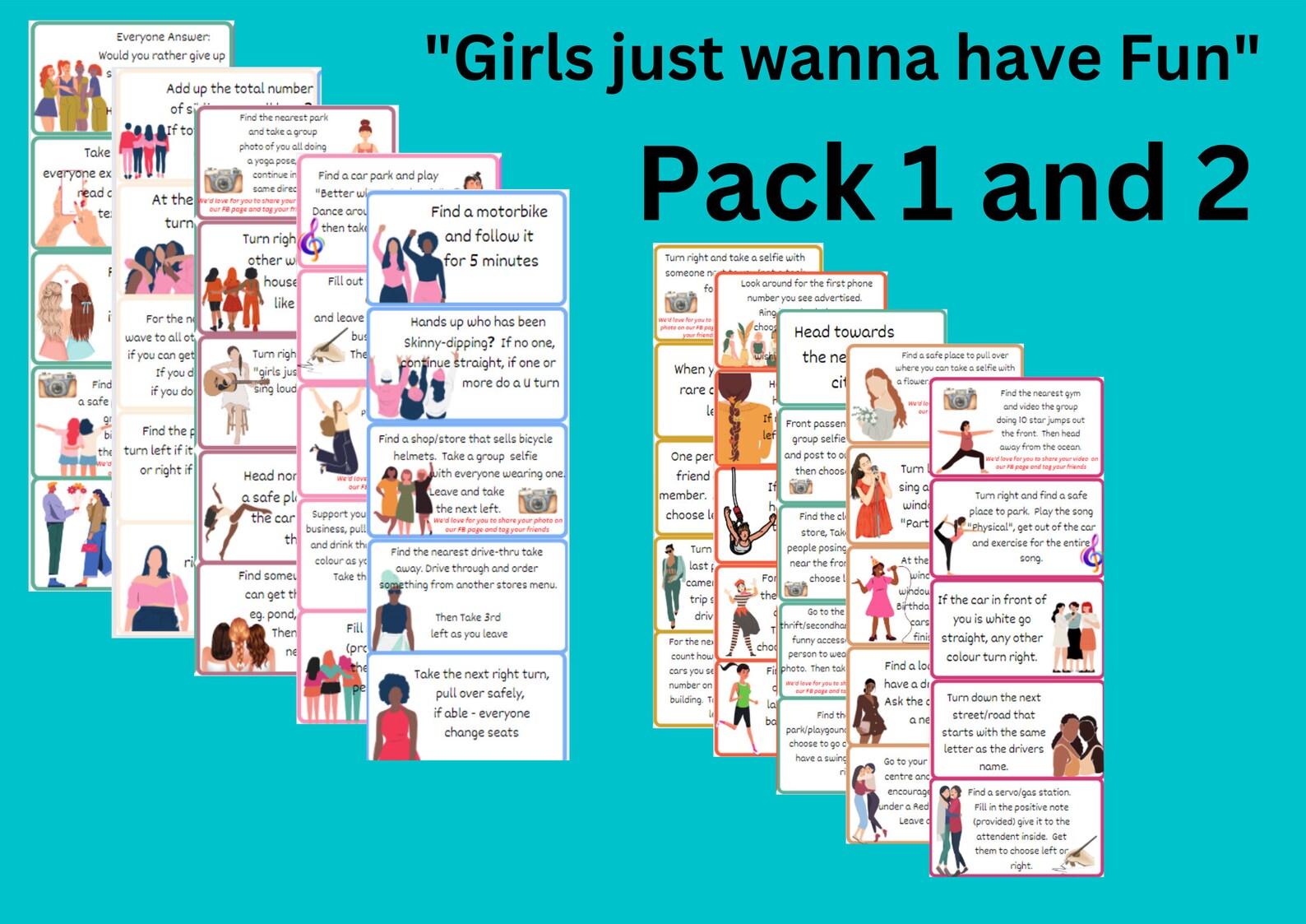 Girls Road Trip Games, Scavenger Hunt for Adults, Scavenger Hunt ...