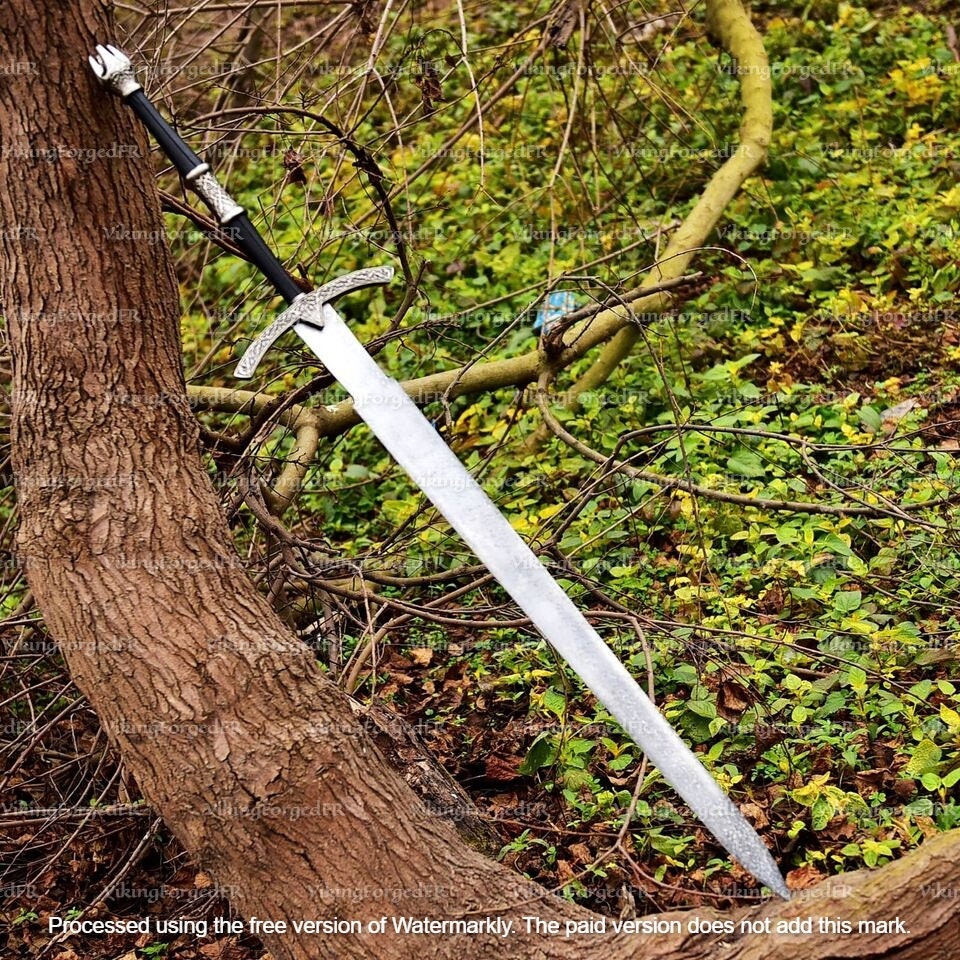 Witchking Sword, Handmade Stainless Steel Swords, Medieval Swords, LOTR ...