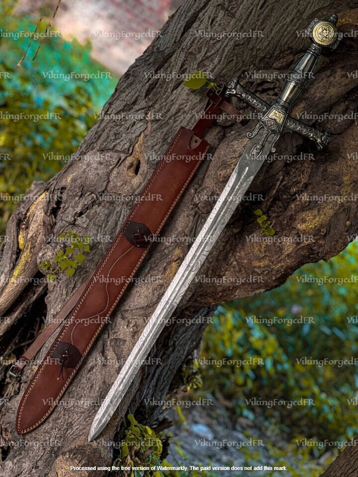 Witchking Sword, Handmade Stainless Steel Swords, Medieval Swords, LOTR ...