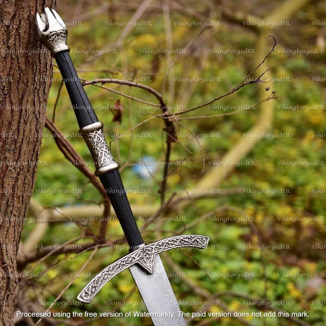 Witchking Sword, Handmade Stainless Steel Swords, Medieval Swords, LOTR ...