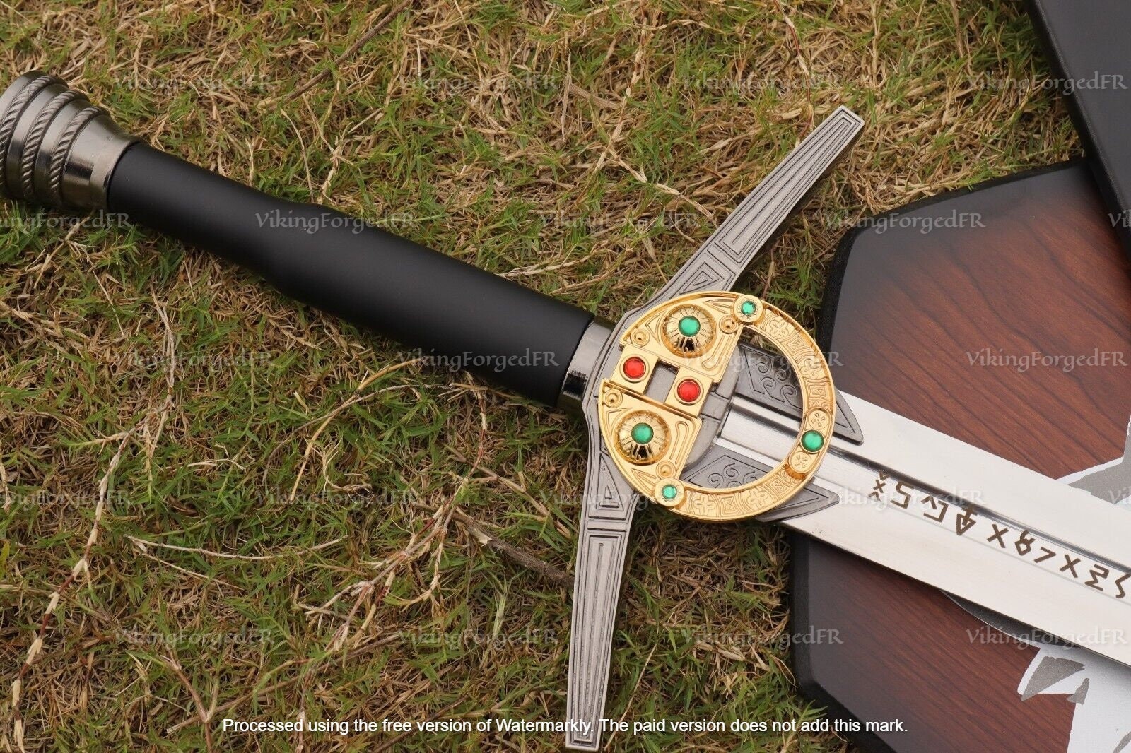 Black Witcher Sword With Scabbard, Geralt of Rivia Sword, the Witcher ...