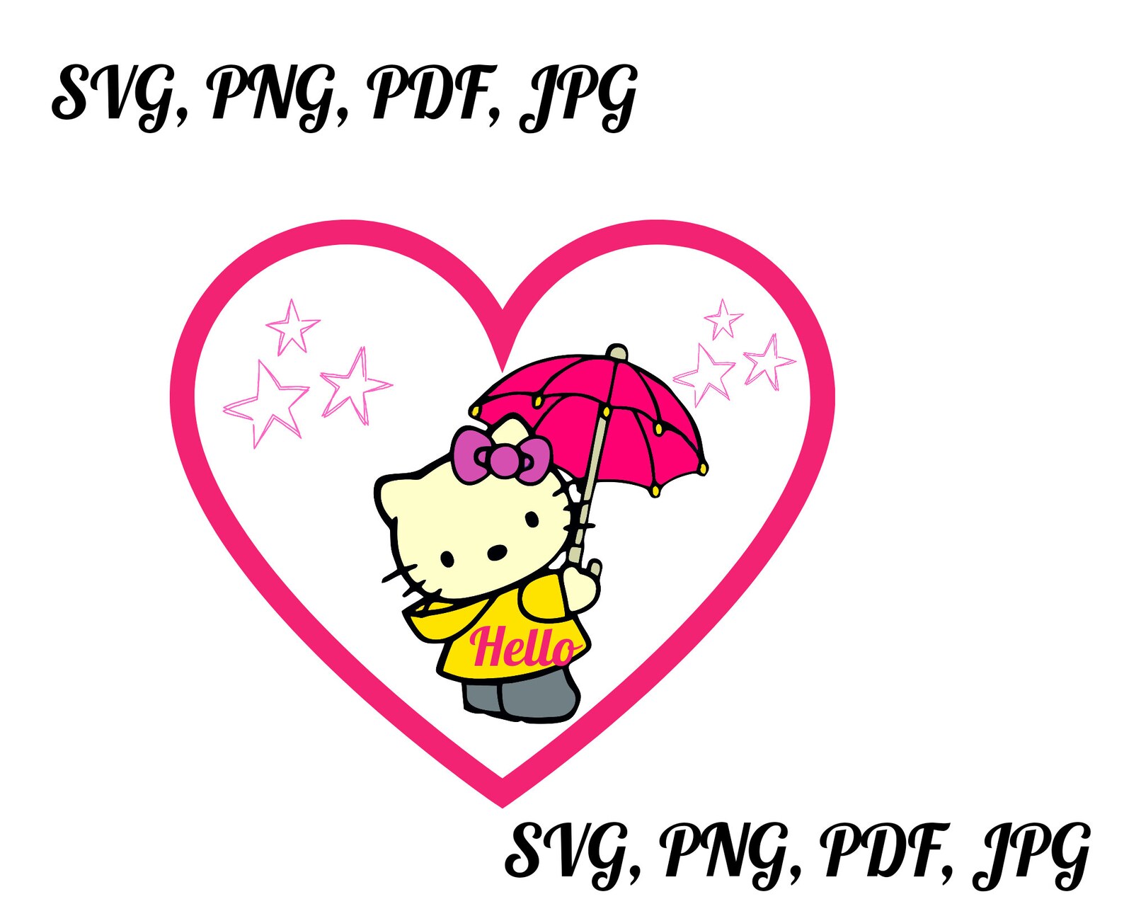 Kawaii Kitty Svg Kawaii Kitty Svg Bundle Cute Cat Svg - Etsy