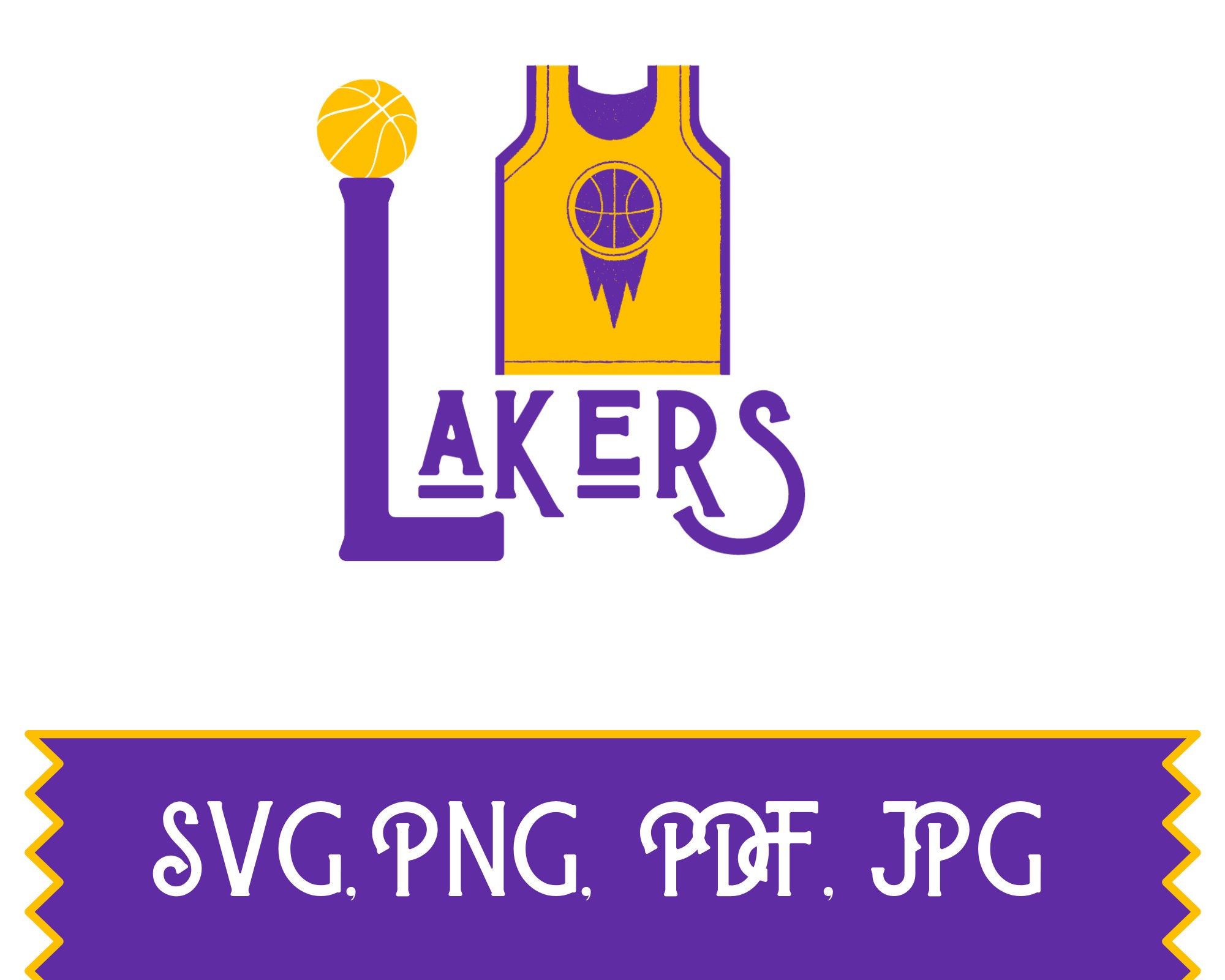 Lakers Text,download, Sticker, Svg Bundle,svg Bundles, Digital Vector ...