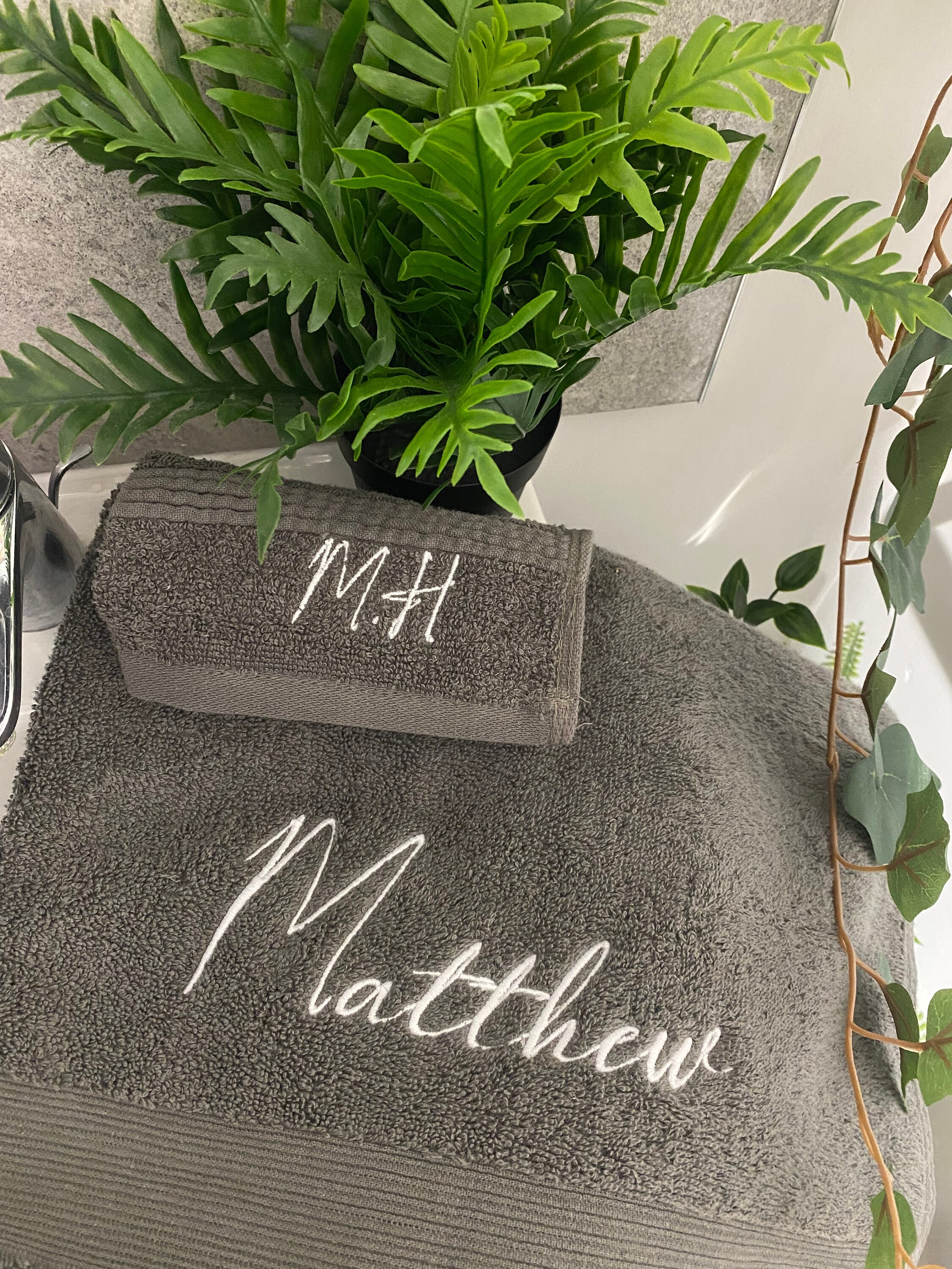 Personalised Face Cloths Embroidered Towel Cloth With Name - Etsy UK