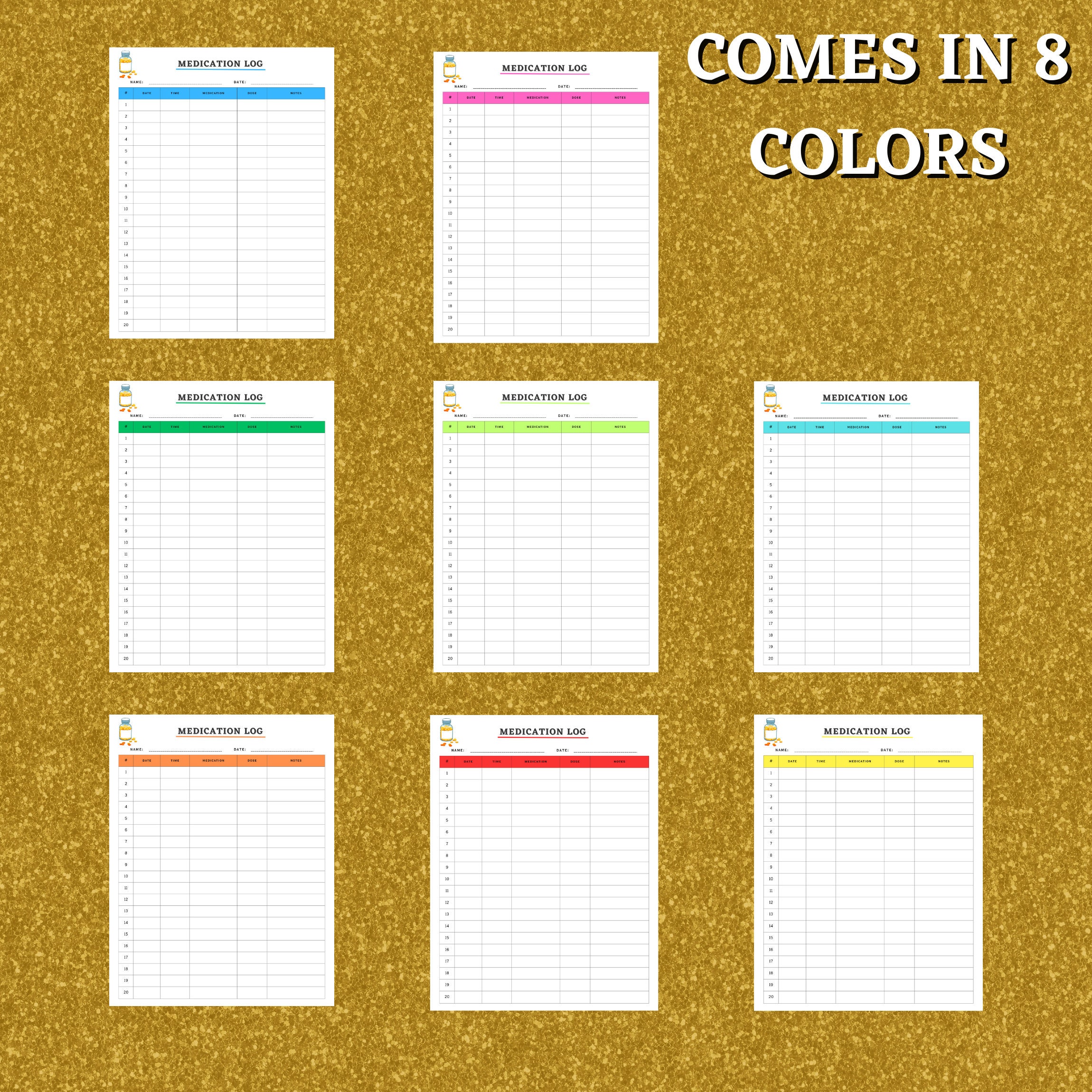 Monthly Medication Tracker Printable | Printable Medication Tracker ...
