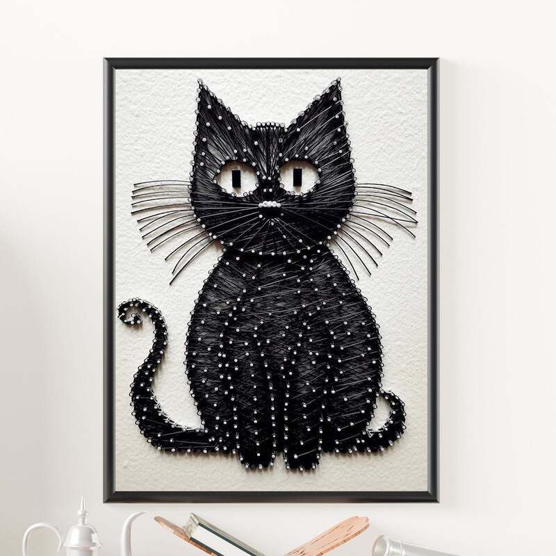 Cat String Art - Etsy