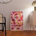 Whimsical Dessert Illustration Poster, Colorful Cupcakes & Sweets Art ...