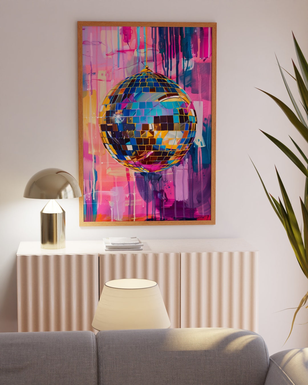 Dopamine-boosting Disco Ball Art, Digital Download, Mood Booster ...