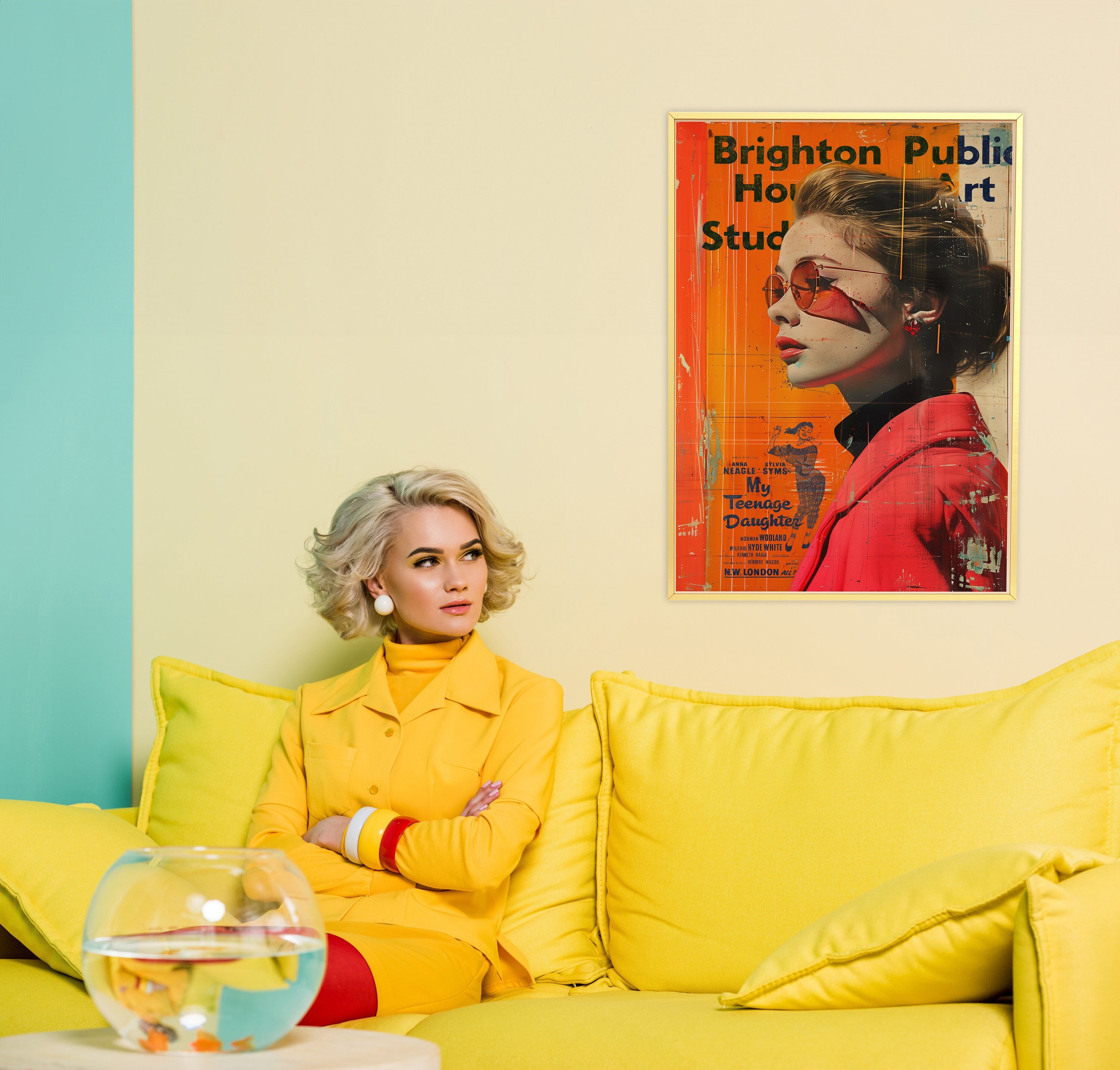 70s Pop Art, Magazine Cover Prints, Vintage Photo Print, Orange Bliss ...