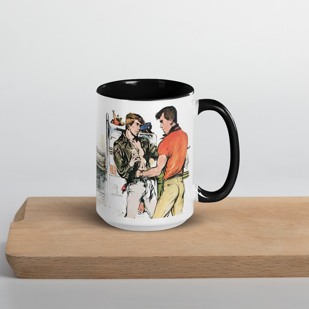AGR-190 Punk Cop Mug With Color Inside adam's Gay Readers - Etsy