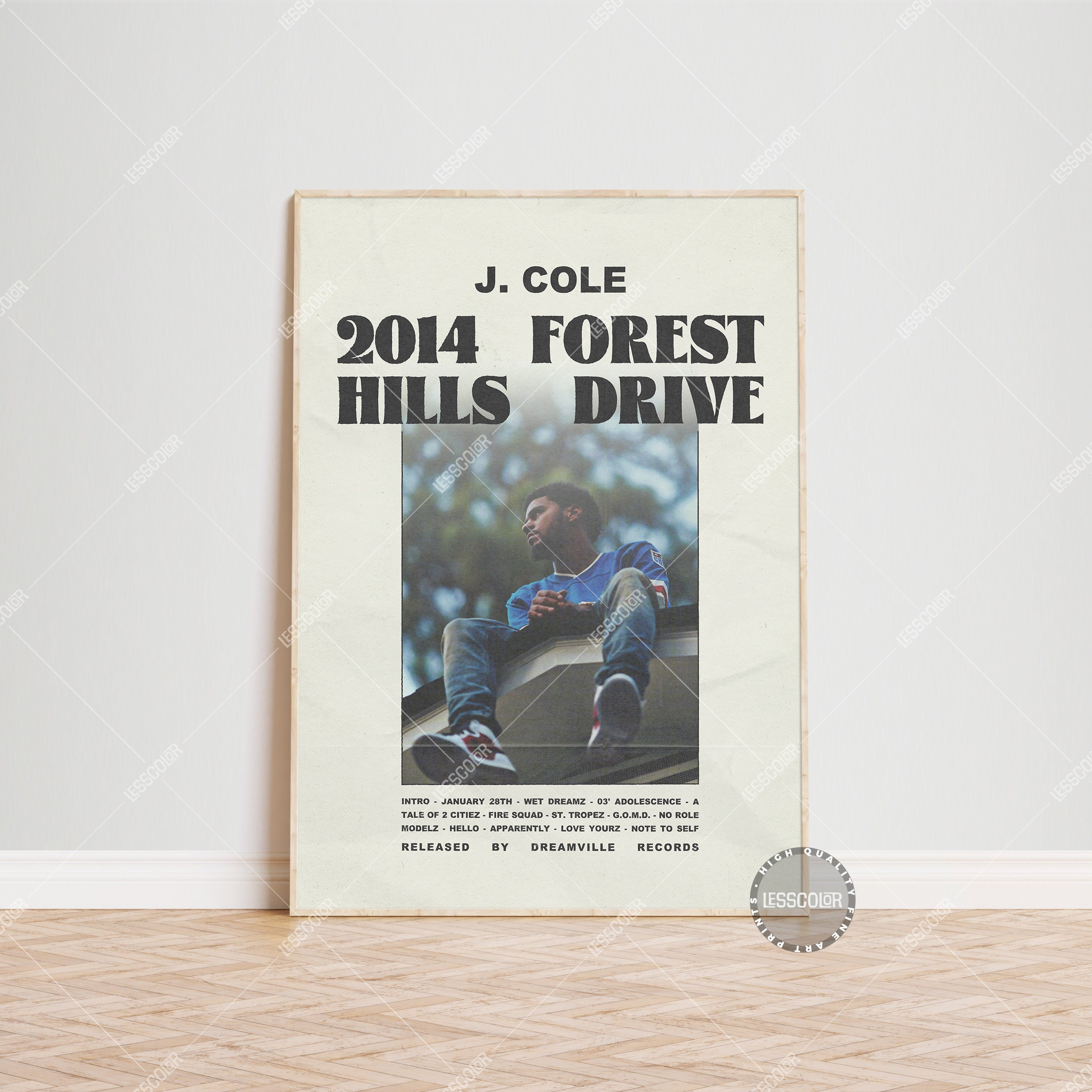 J. Cole / 2014 Forest Hills Drive / Album Cover Poster sold by ...