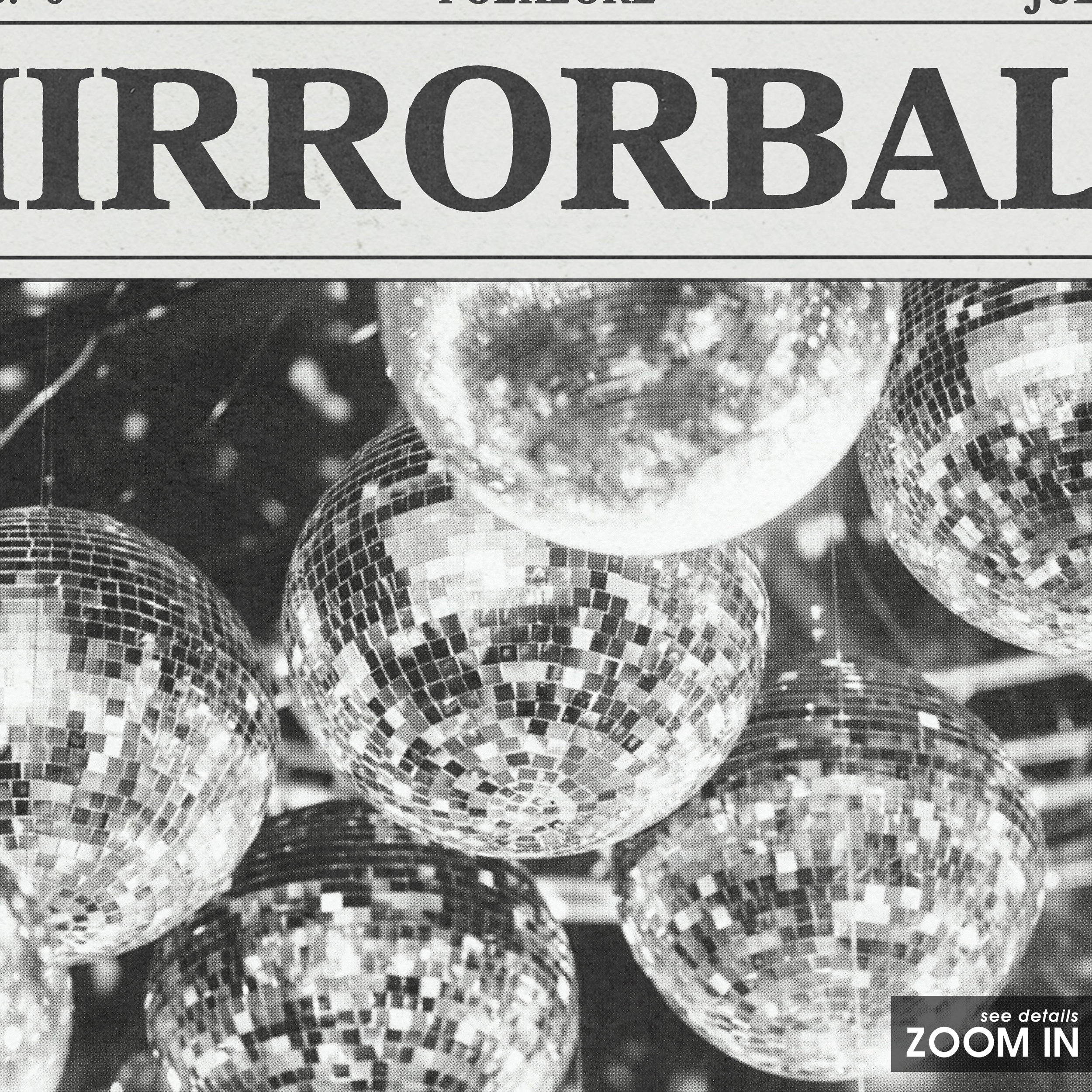 Taylor Retro Poster, Mirrorball Poster, Mirrorball Lyrics, Folklore ...