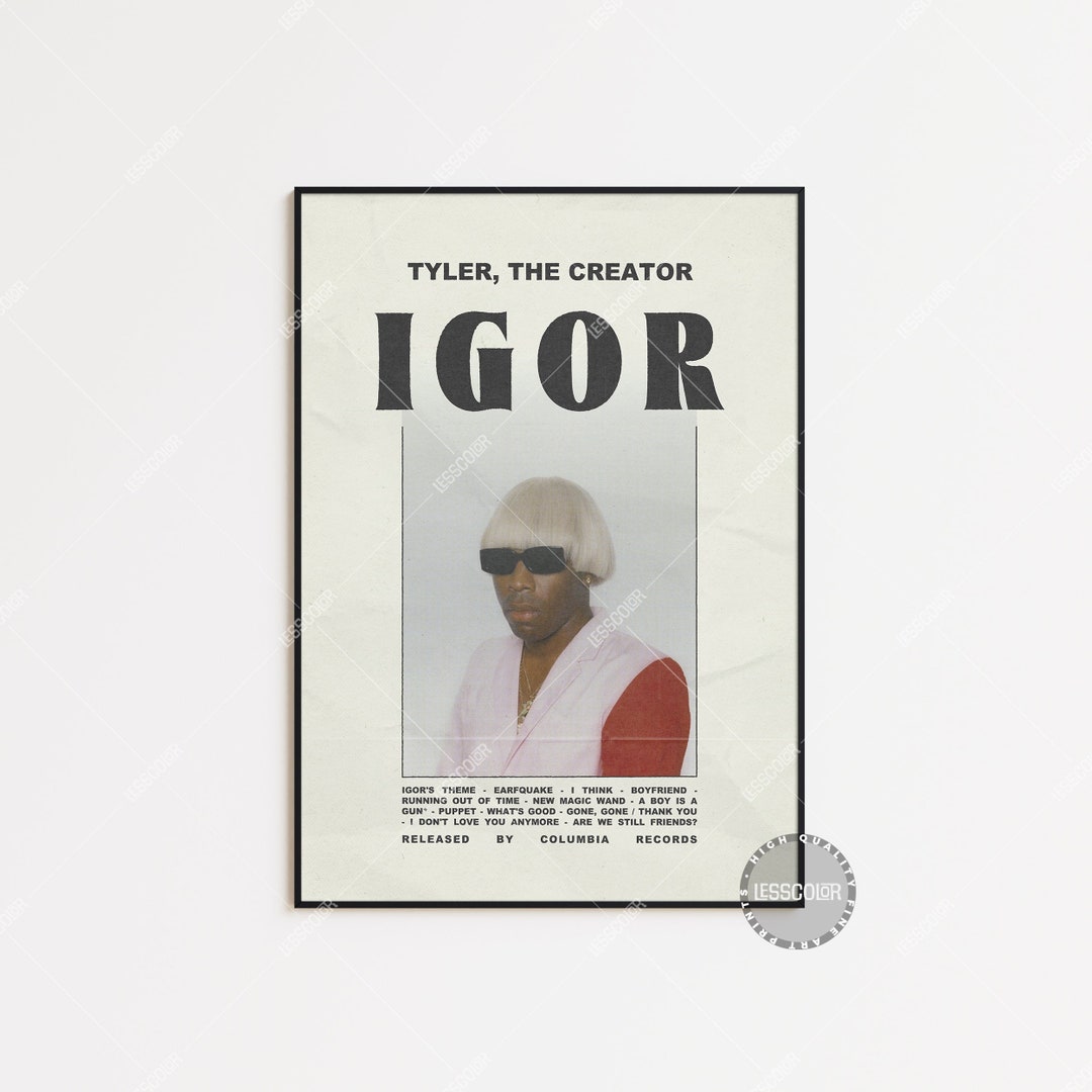 Tyler the Creator / Vote Igor Poster / Album Cover Poster - Etsy