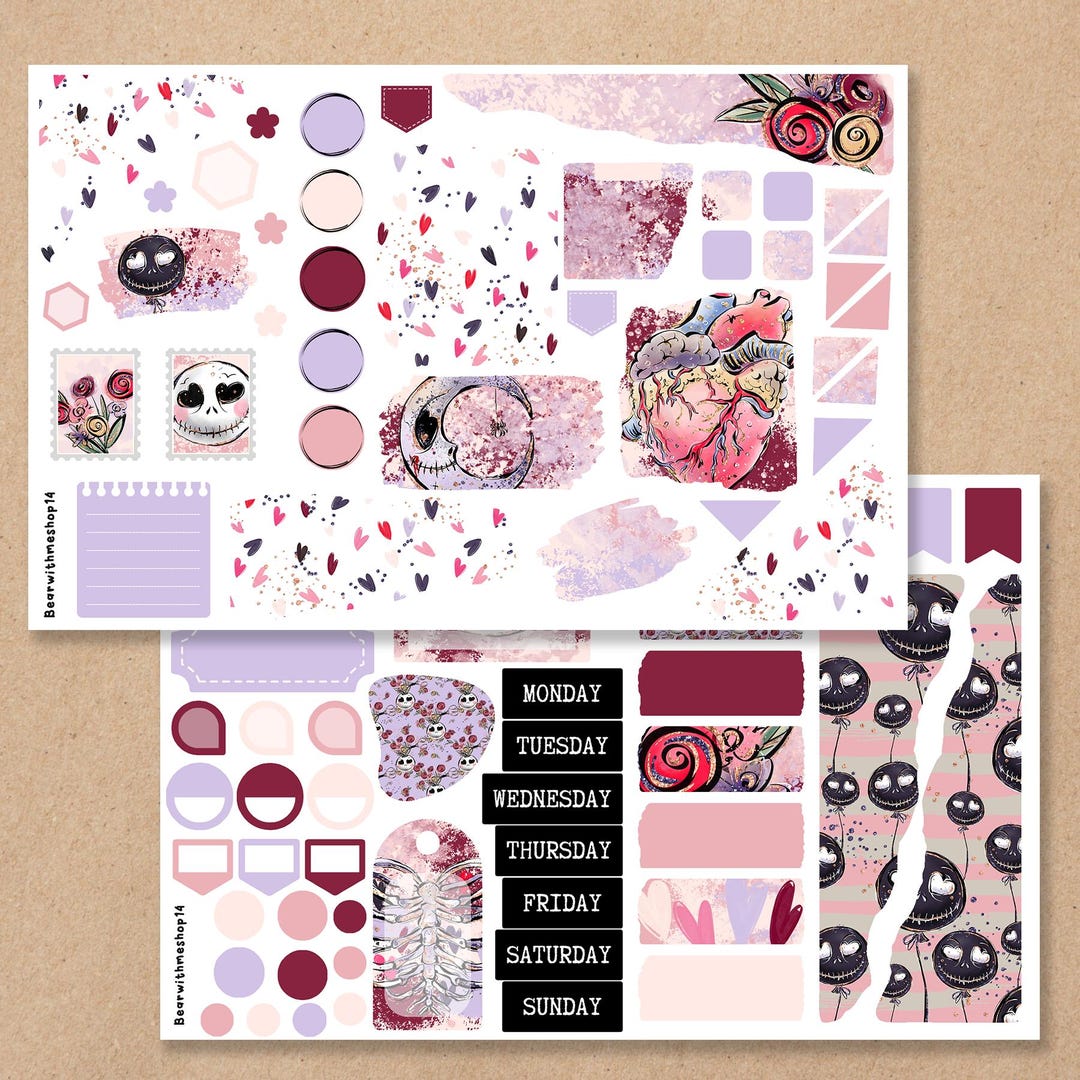 Caroline - Printable Journaling Sticker Kit | Junk Journaling ...