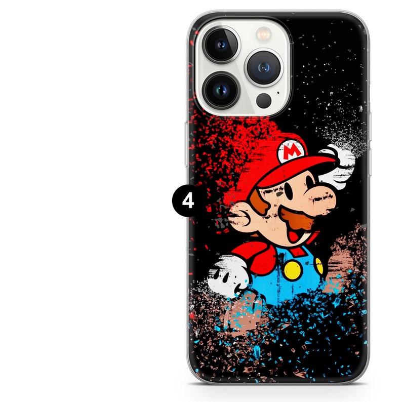 Super Mario Phone Case Cover for iPhone 15 14 13 12 Pro 11 XR SE ...