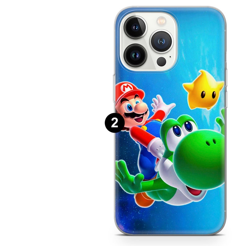 Super Mario Phone Case, Glossy TPU Cover - Etsy