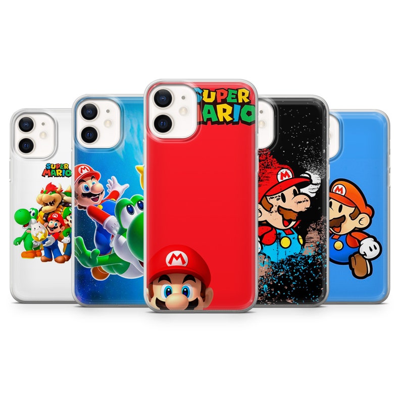 Super Mario Phone Case Cover for iPhone 15 14 13 12 Pro 11 XR SE ...