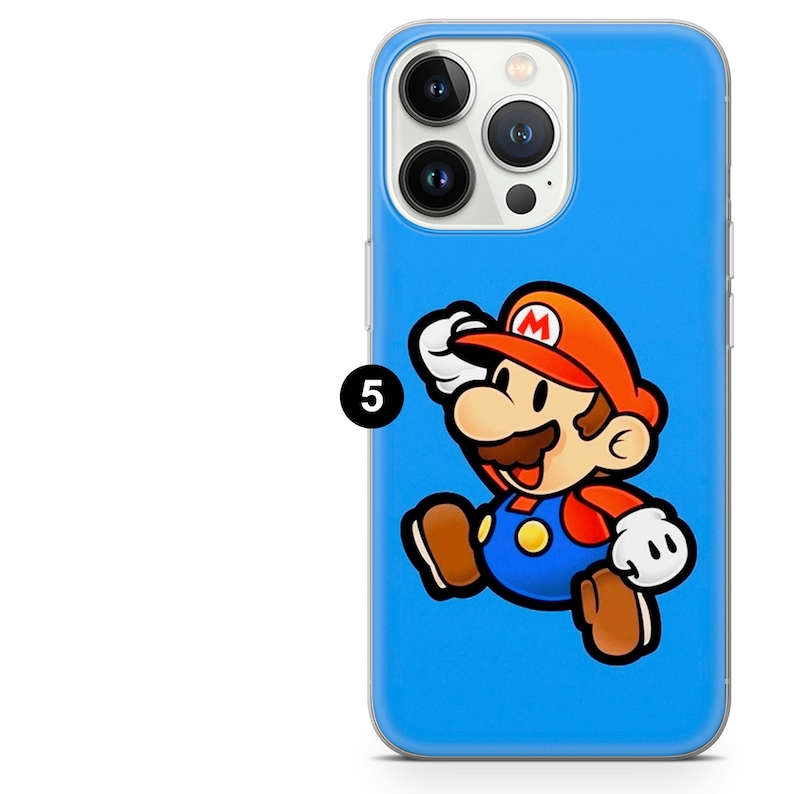 Super Mario Phone Case Cover for iPhone 15 14 13 12 Pro 11 XR SE ...