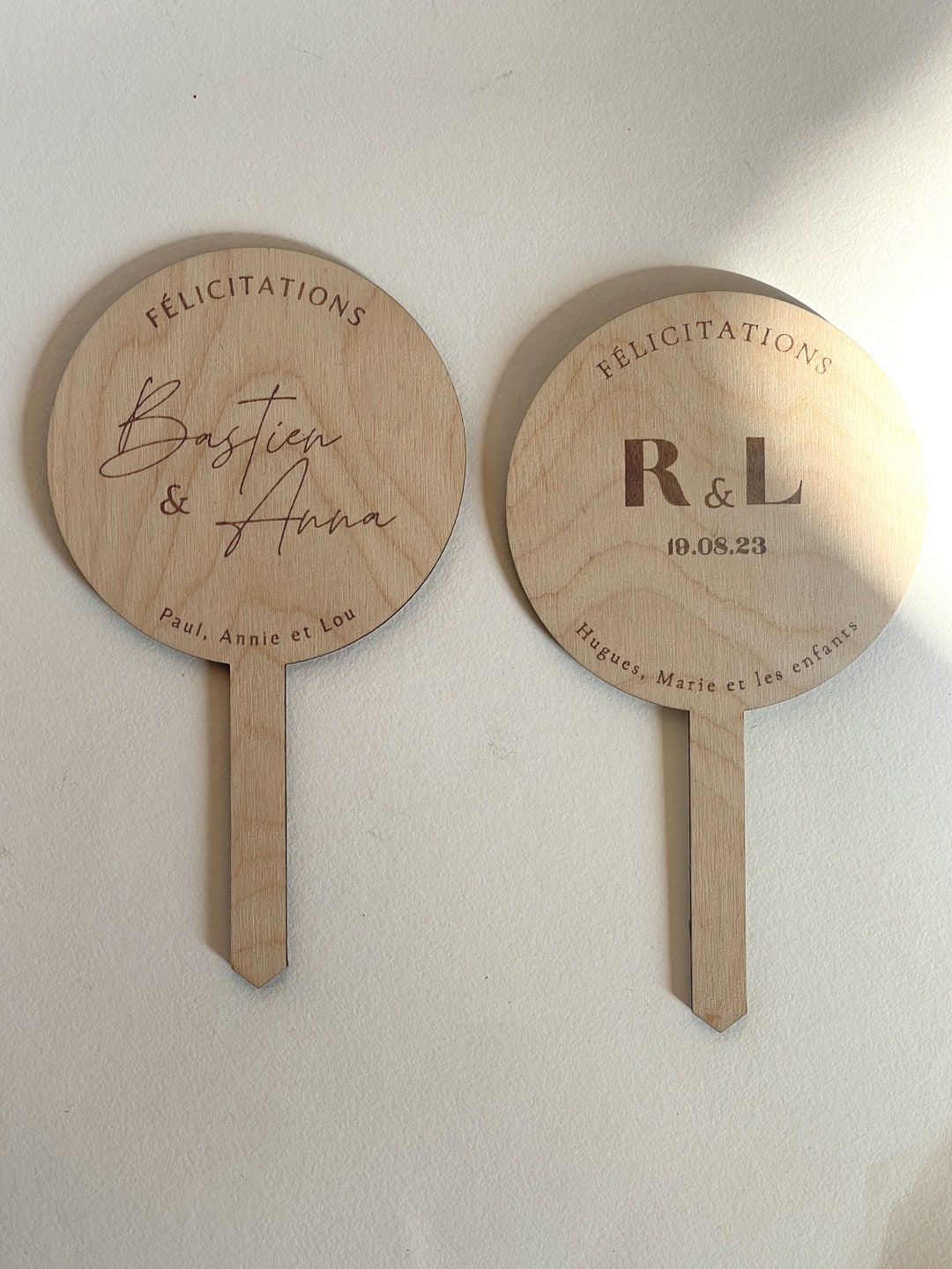 Wooden Plant Topper, Wedding Gift, Personalized Wooden Plant Sign - Etsy