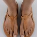 ATHENA NATURAL LEATHER Sandals - Etsy