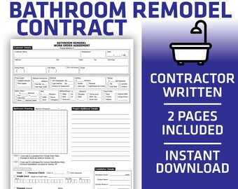 Detailed Deck Construction Contract - New or Remodel - Contractor ...