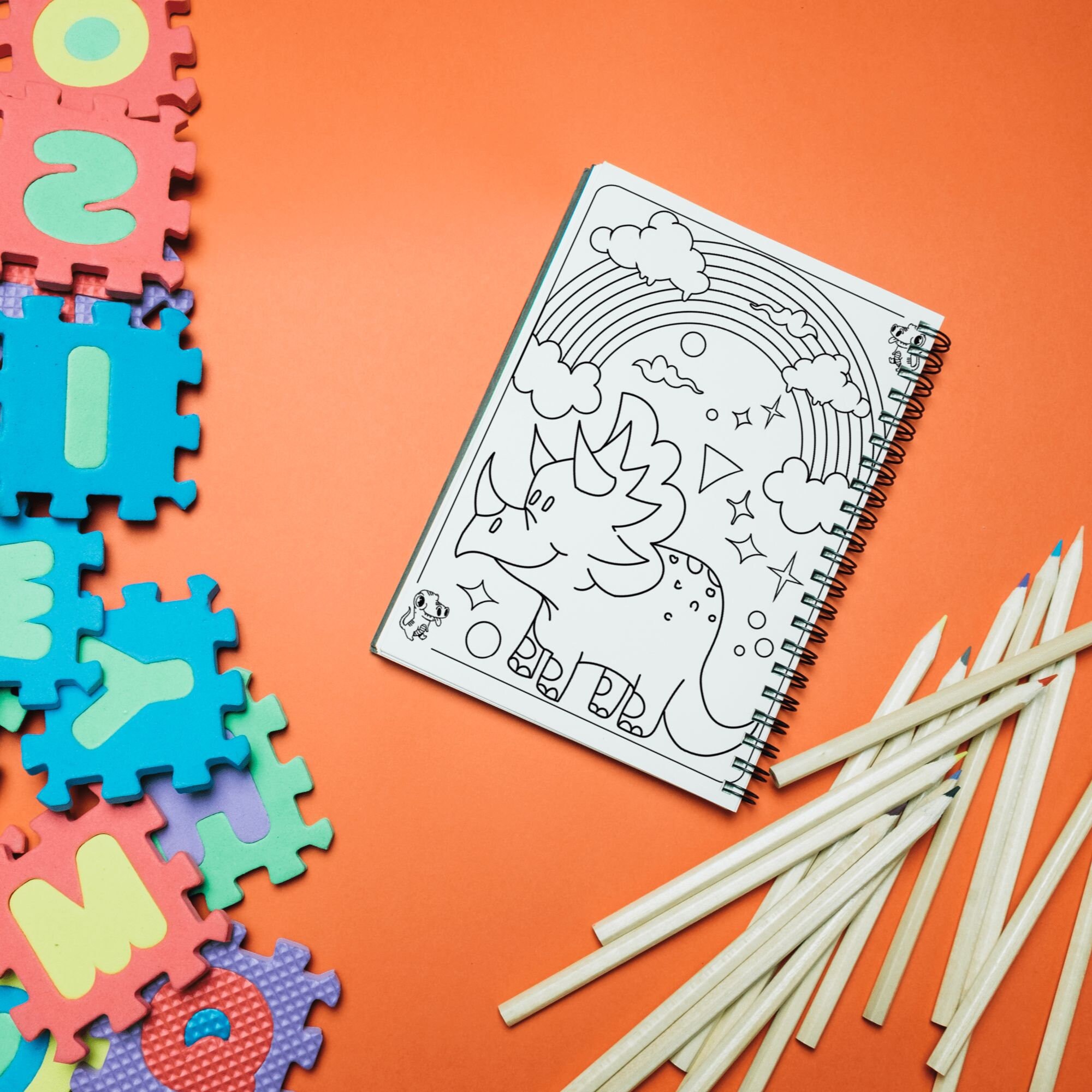 Cute Dinosaur Activity Coloring Pages Bundle Designs for Kids and ...