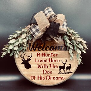 12" Wooden Welcome Sign - Etsy