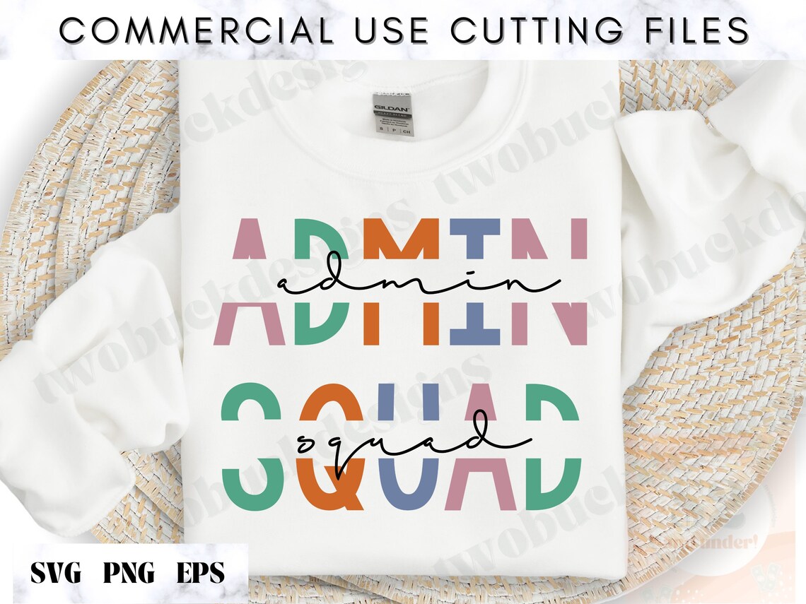 Admin Professionals Day Svg Admin Squad Svg Admin - Etsy