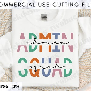 Admin Professionals Day Svg, Admin Squad Svg, Admin Professional Day ...