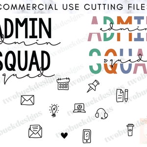 Admin Professionals Day Svg, Admin Squad Svg, Admin Professional Day Gifts Svg Png Eps File ...