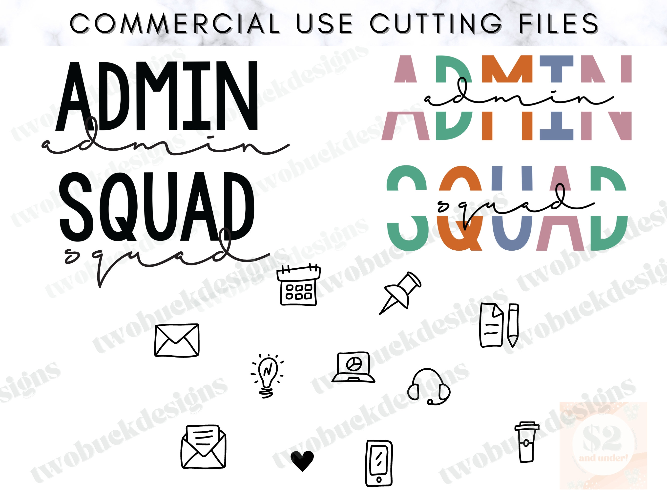 Admin Professionals Day Svg Admin Squad Svg Admin - Etsy