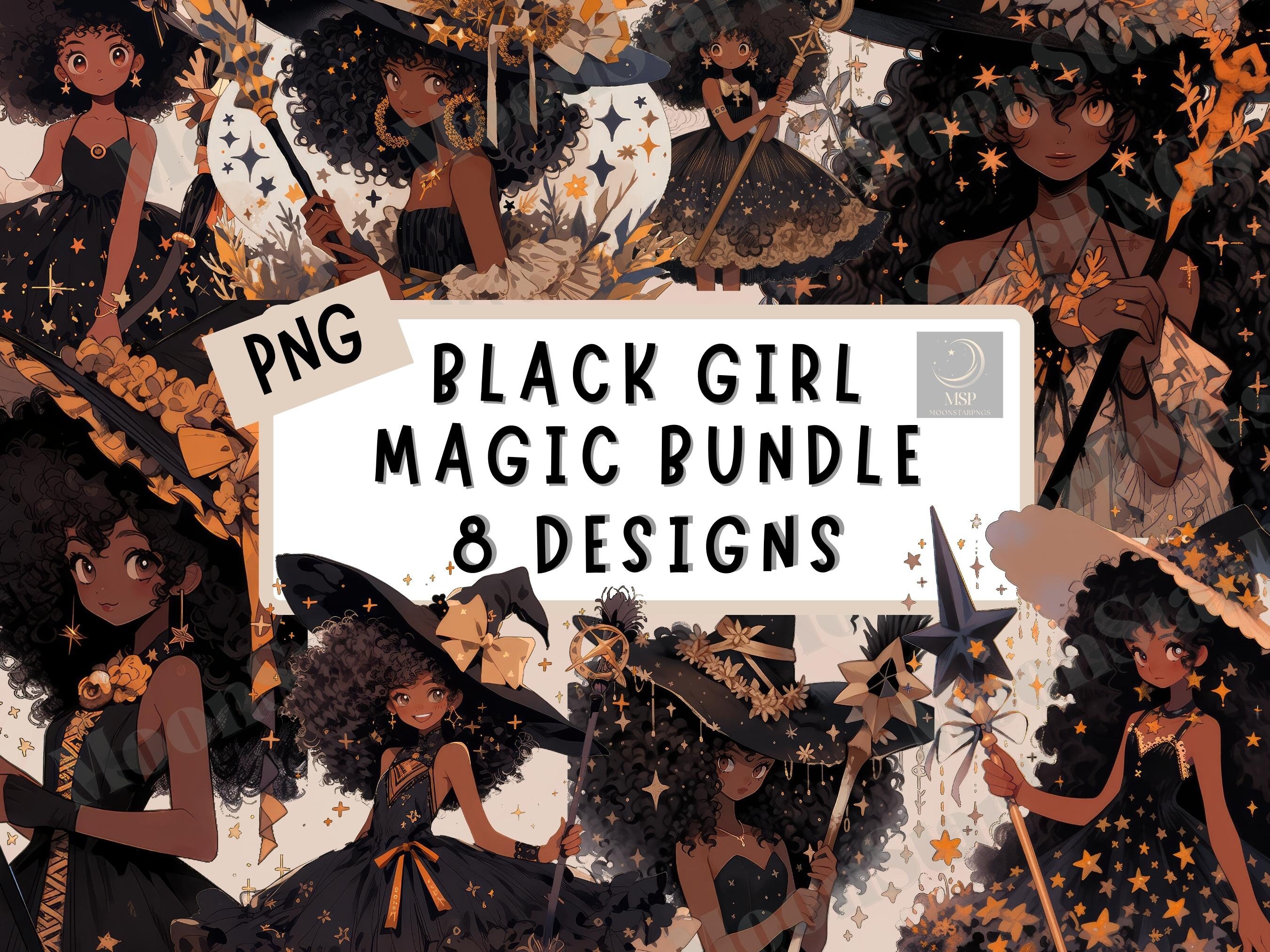 8 PNG Black Girl Magic Bundle Black Girl PNG Clipart Bundle - Etsy