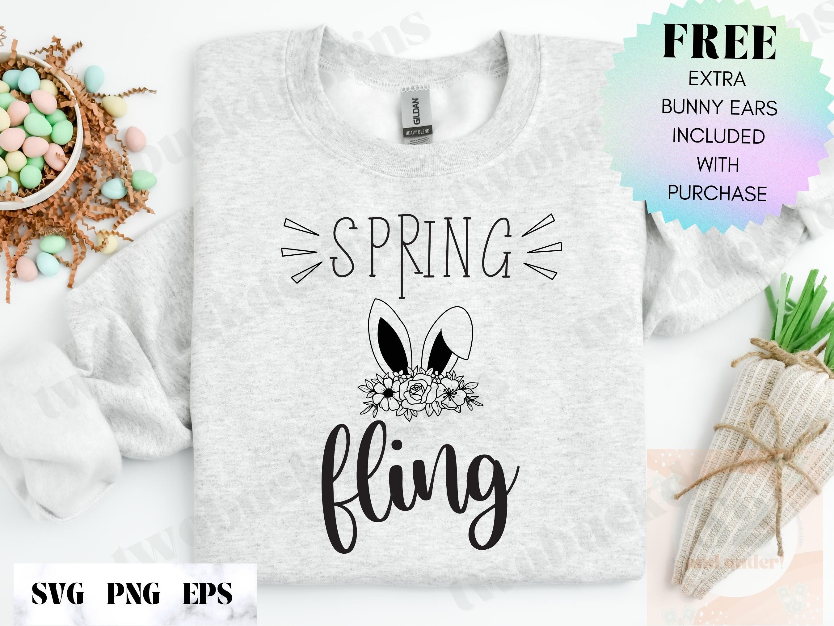 Spring Fling Svg, Spring Fling Png, SVG PNG EPS, Easter Svg, Cute ...