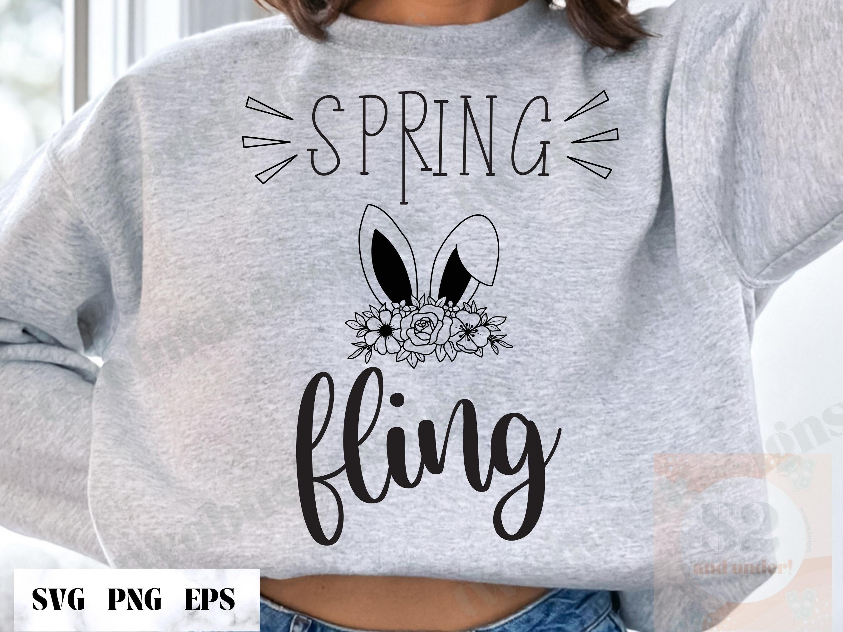 Spring Fling Svg, Spring Fling Png, SVG PNG EPS, Easter Svg, Cute ...