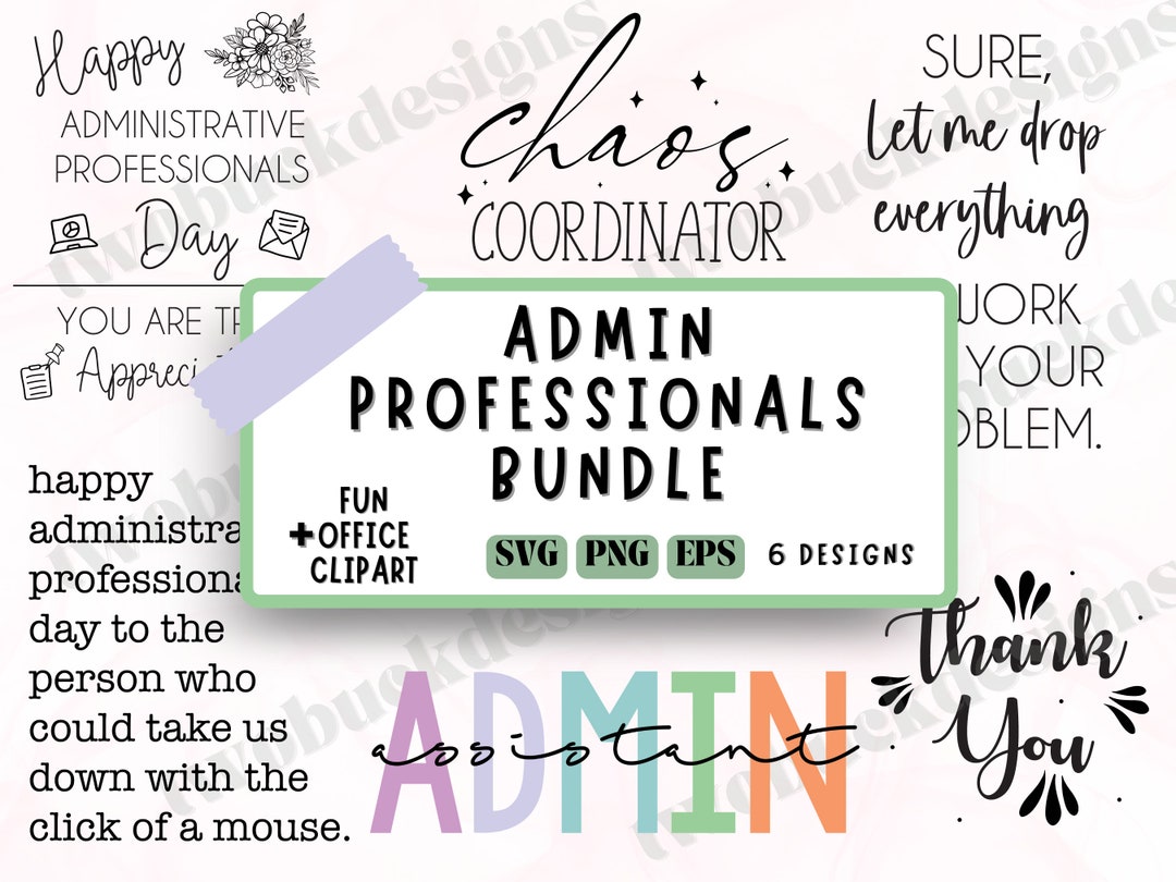 Admin Professionals Day Svg, Admin Svg Bundle, Admin Professional Day ...